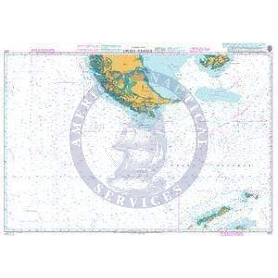 British Admiralty Nautical Chart 4212: Drake Passage Map | Drake ...