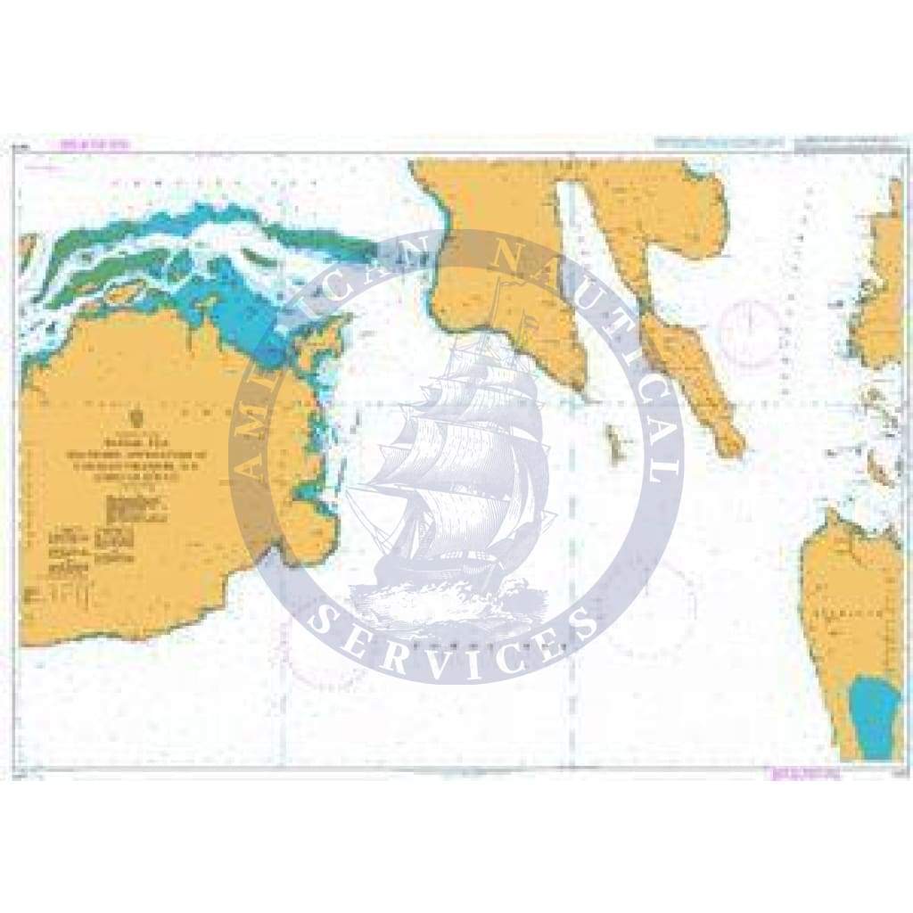 British Admiralty Nautical Chart 4474: Bohol Sea - Southern Approaches ...
