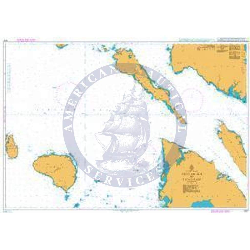 British Admiralty Nautical Chart 4487: Sibuyan Sea to Ticao Pass ...