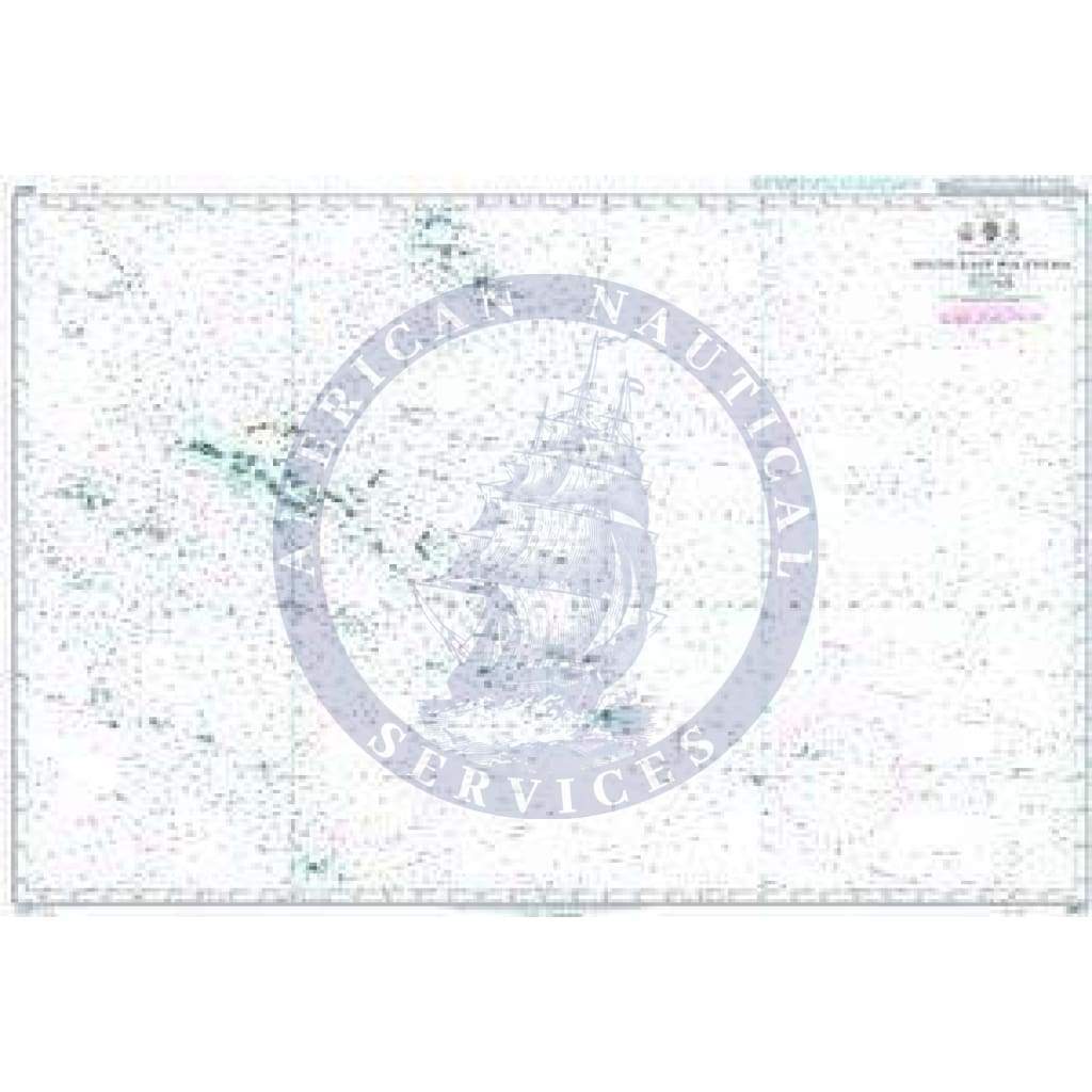 British Admiralty Nautical Chart 4607: South Pacific Ocean, South East ...