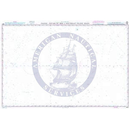 British Admiralty Nautical Chart 4610: Pacific-Antarctic Rise to South ...