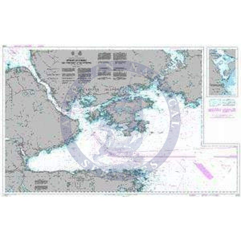 British Admiralty Nautical Chart 4756: Strait of Canso and Approaches ...