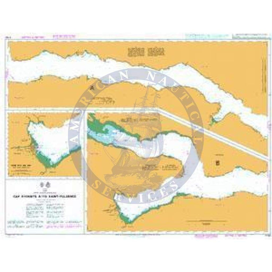 British Admiralty Nautical Chart 4780: Canada, Québec/Quebec, Fjord du ...