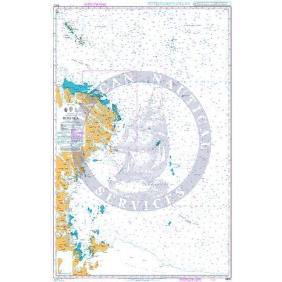 British Admiralty Nautical Chart 4900: Ross Sea - Amnautical