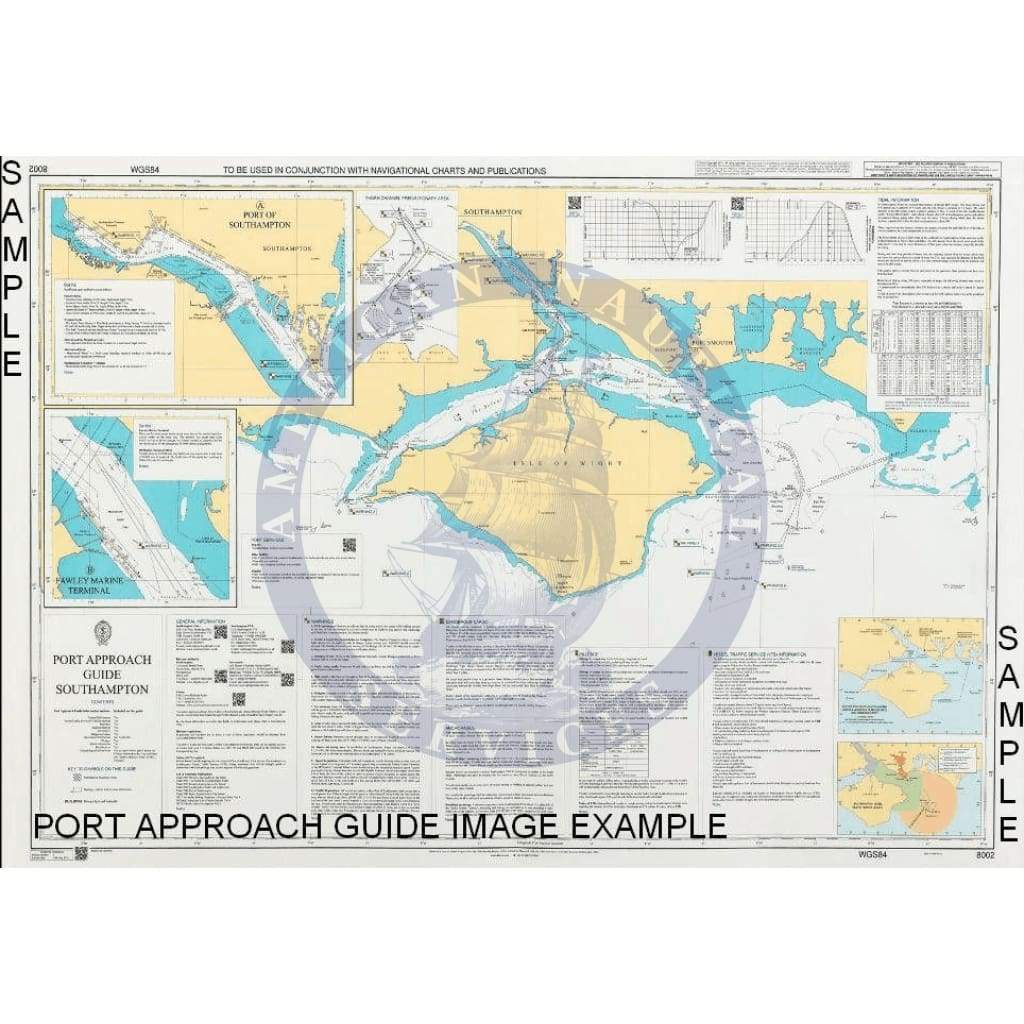 British Admiralty Nautical Chart 8270: Port Approach Guide Warrenpoint ...