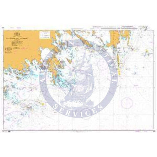 British Admiralty Nautical Chart 864: Sweden - East Coast, Hävringe to ...