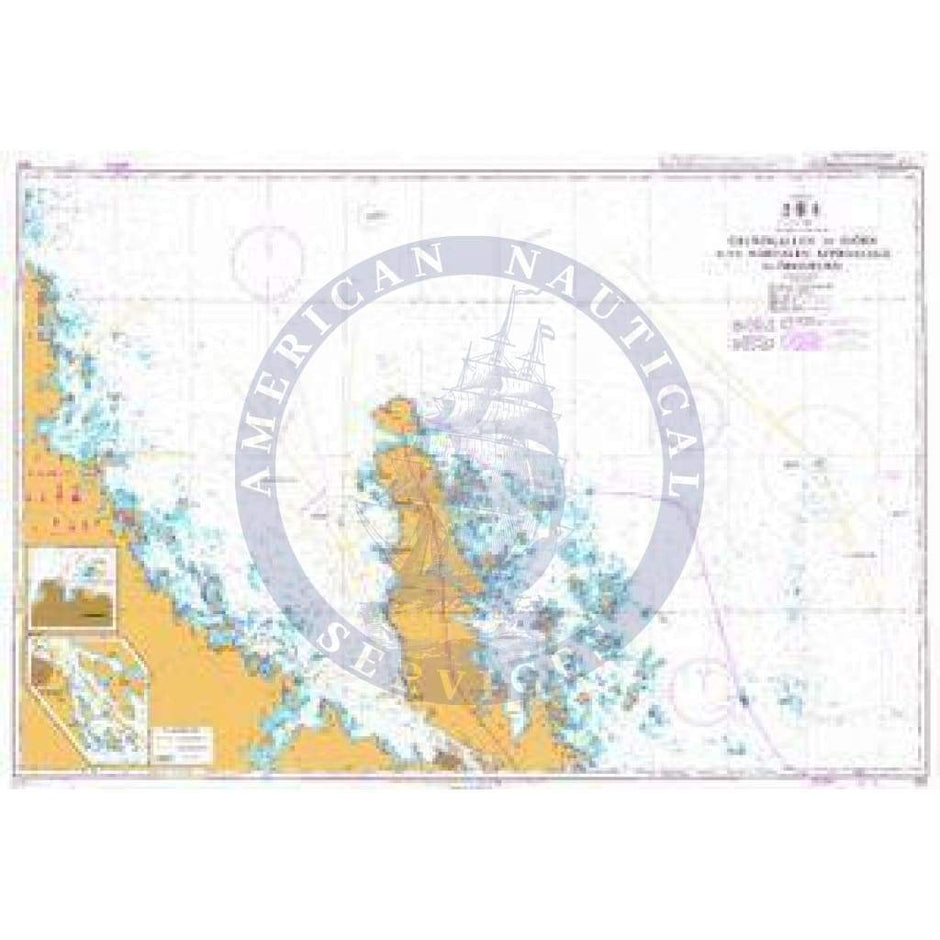 British Admiralty Nautical Chart 890: Sweden – East Coast, Grundkallen ...