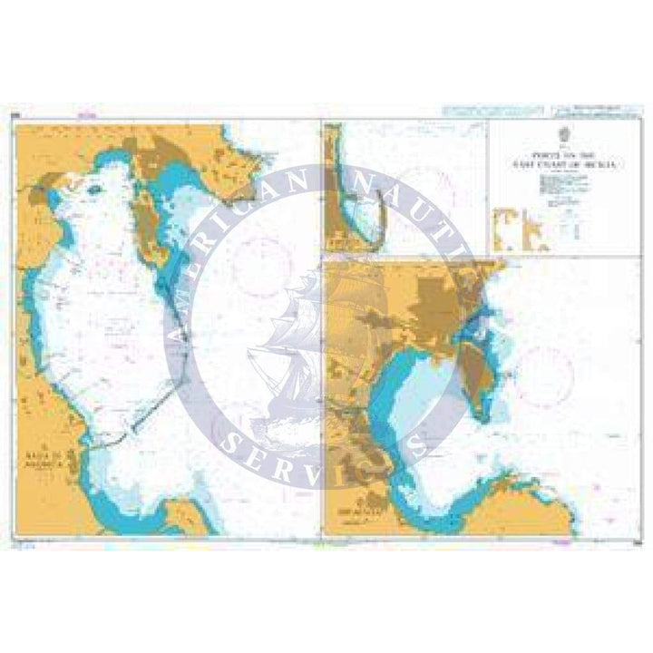 Admiralty Nautical Chart 966: Sicilia - Amnautical