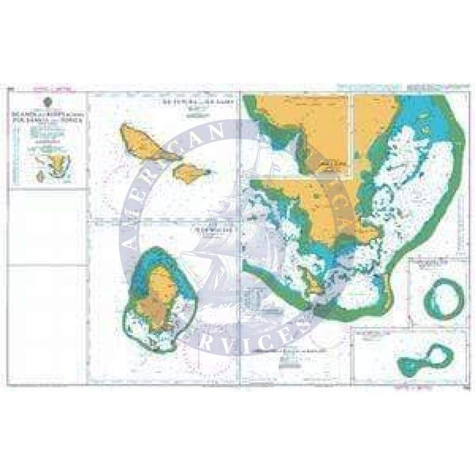 British Admiralty Nautical Chart 968: South Pacific Ocean, Islands and ...