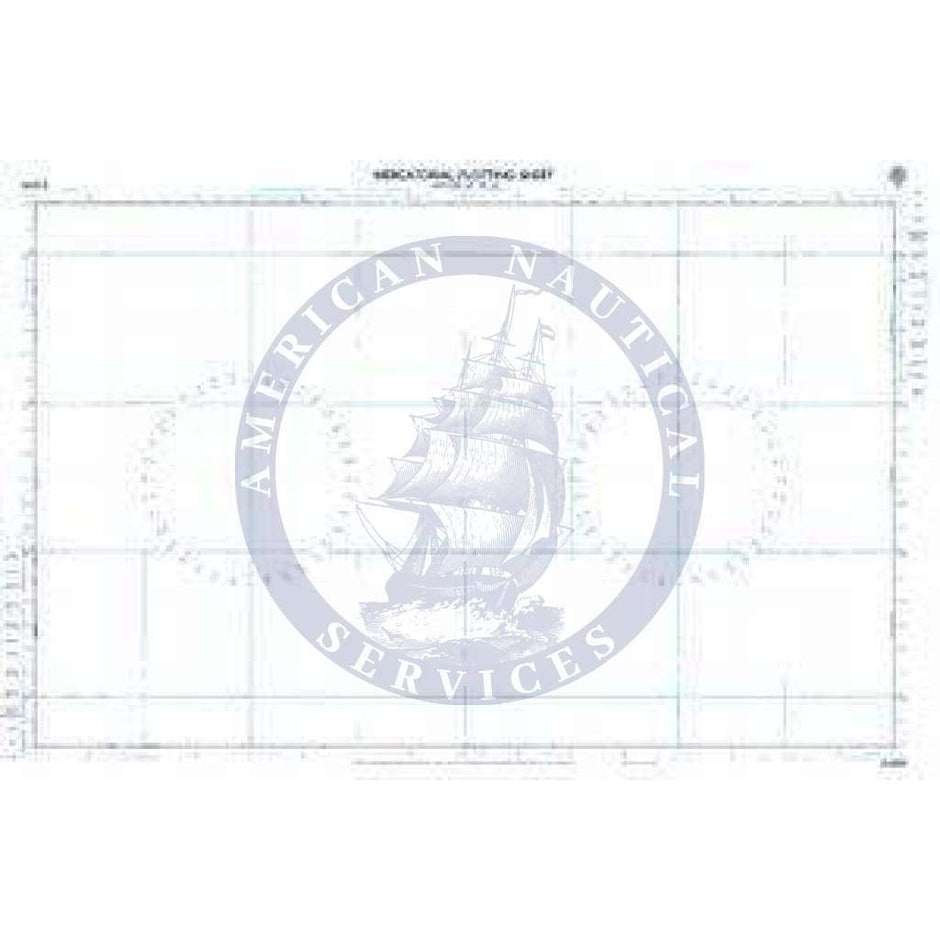British Admiralty Nautical Chart D6335: Lat. 42° to 45° N. and S. 962 ...