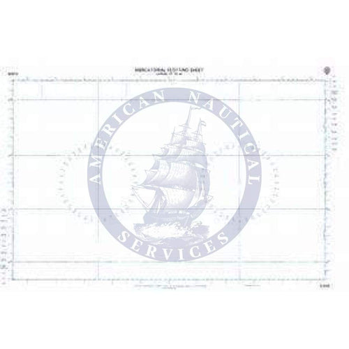 British Admiralty Nautical Chart D6340: Lat. 57° to 60° N. and S. 949 ...