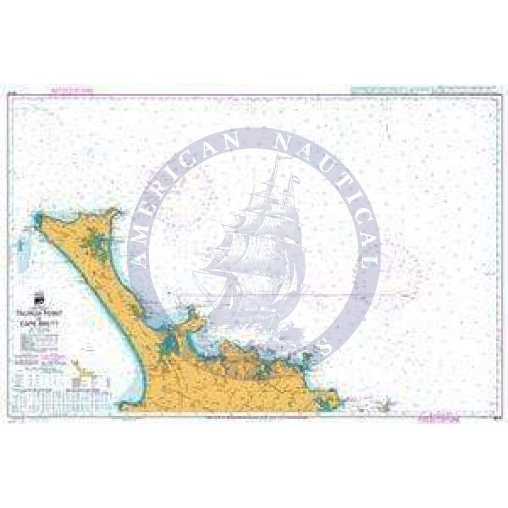 British Admiralty Nautical Chart NZ51: Tauroa Point to Cape Brett ...