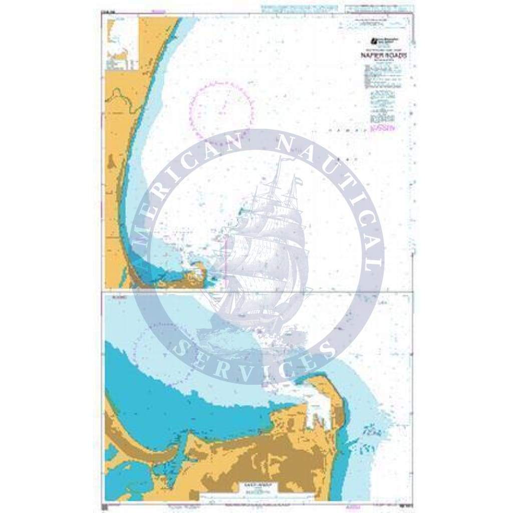 British Admiralty Nautical Chart NZ5612: Napier Roads - Amnautical