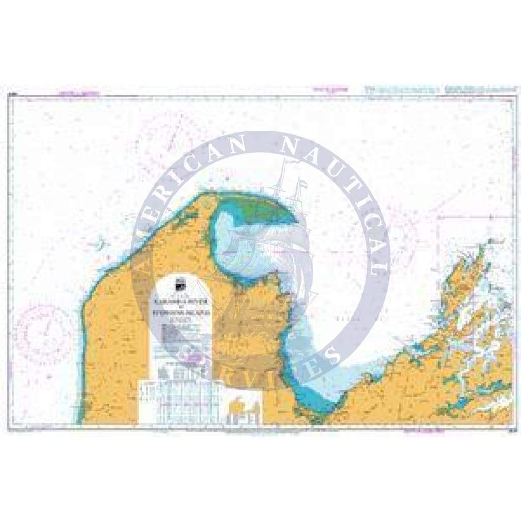 British Admiralty Nautical Chart NZ61: Karamea River to Stephens Islan ...