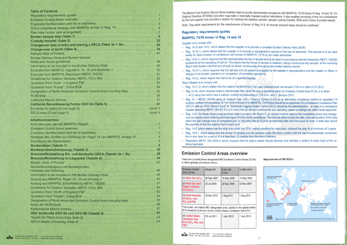 Bunker Sample and SECA Fuel Change-Over Record Book | Bridge & Deck Log ...