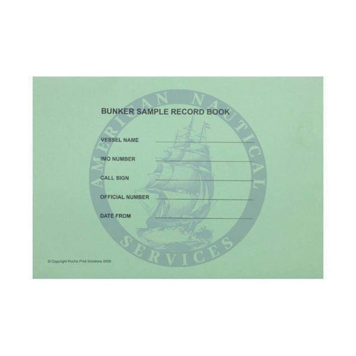 Bunker Sample Record Log Book - Amnautical