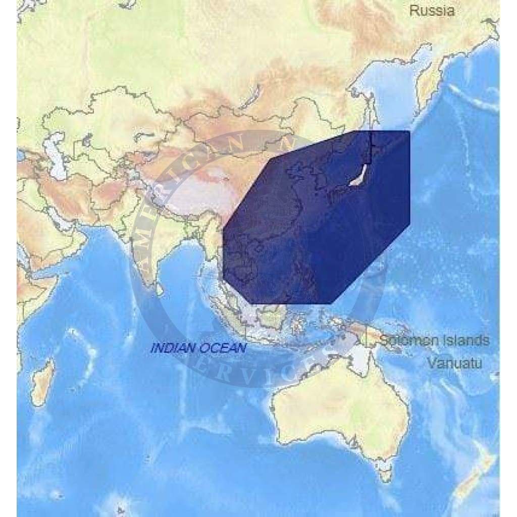 C-Map Max Chart AS-M001: Vietnam,China,Taiwan,Phil.,Kr,Japan (Update ...