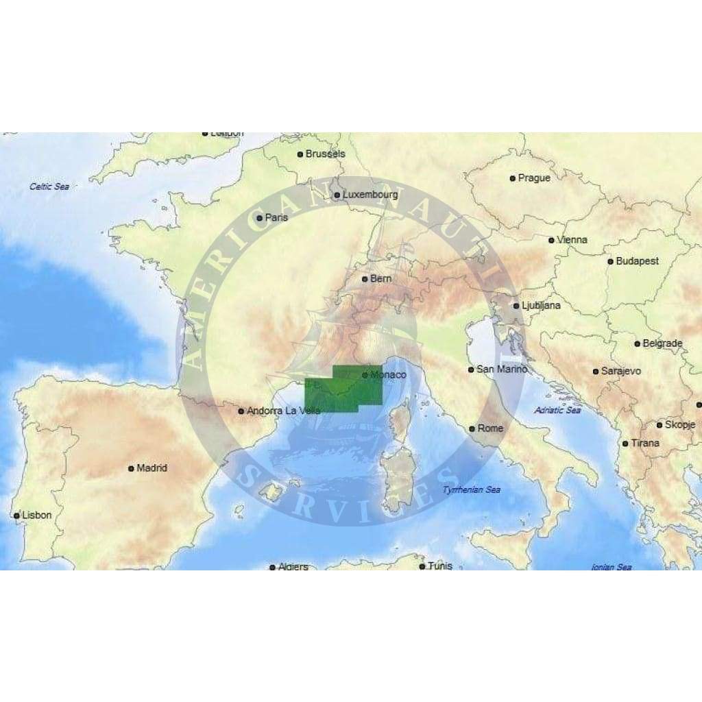 C-Map Max-N+ Chart EM-Y142: France Mediterranean East - Amnautical