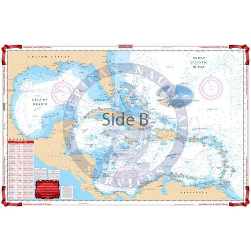 Caribbean and Gulf of Mexico Planning Chart 4| Caribbean Chart - Amnautical