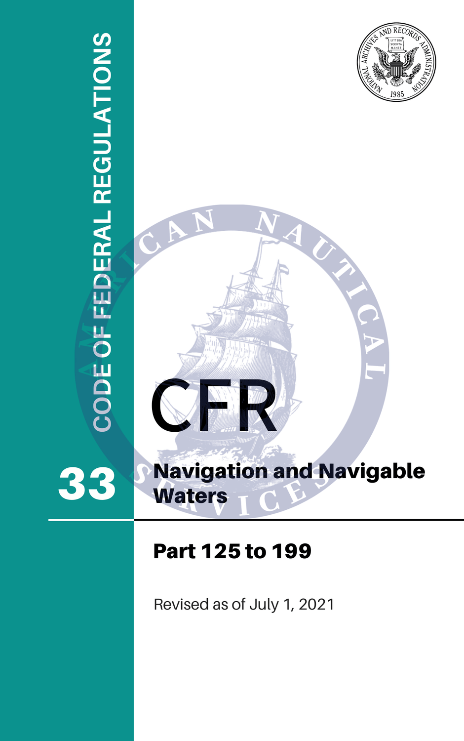 Code of Federal Regulations On Sale | CFRs - Amnautical