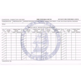 Chart Correction Cards Pack of 100 - Amnautical