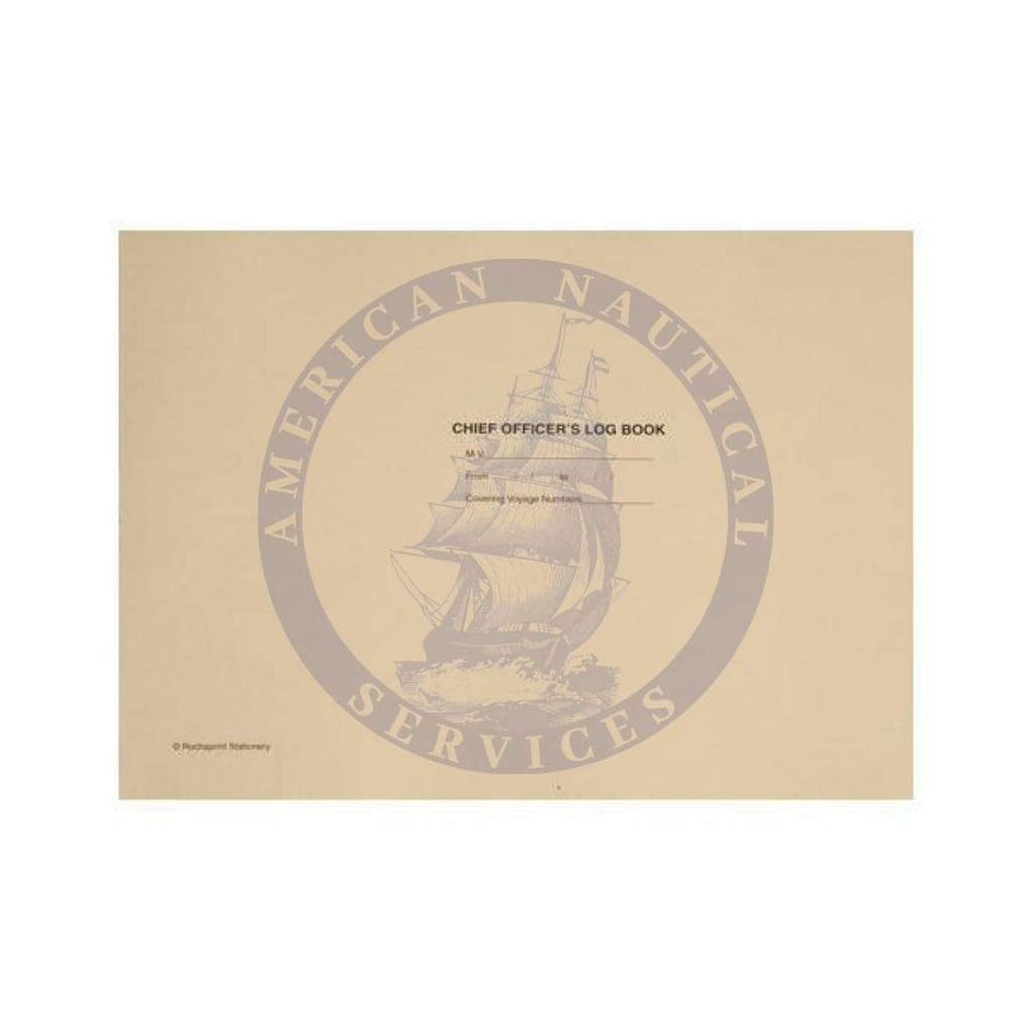 Chief Officers Record Log Book - Amnautical