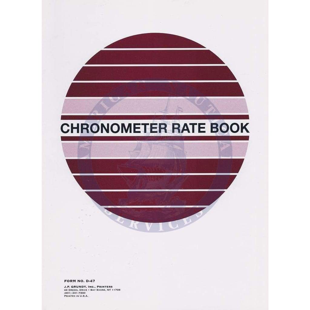 Chronometer Rate Log Book - Precision Tracking Tool - Amnautical