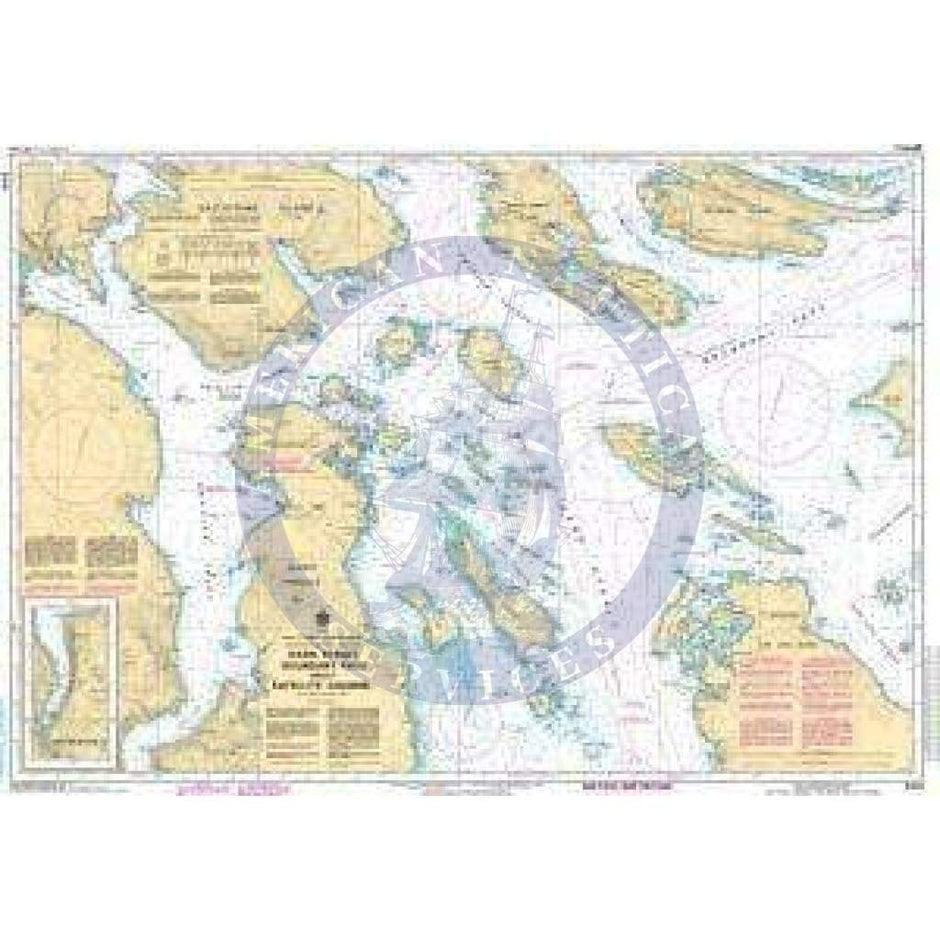 CHS Nautical Chart 3441: Haro Strait, Boundary Pass and/et Satellite C ...