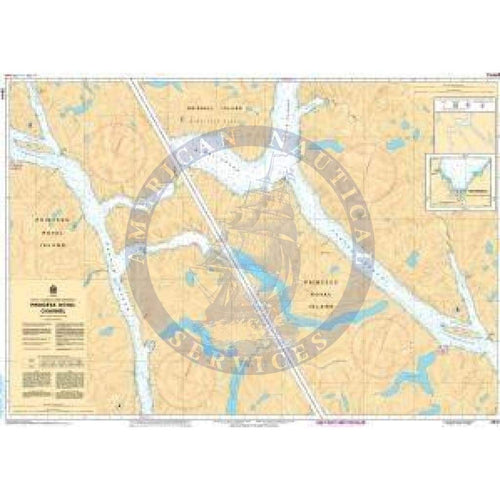 CHS Nautical Chart 3944: Princess Royal Channel - Amnautical