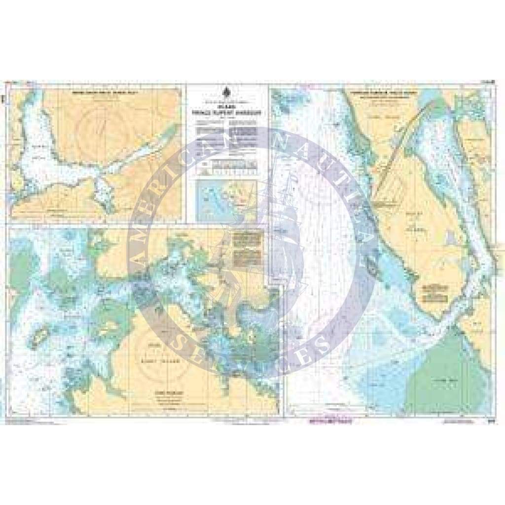 CHS Nautical Chart 3955: Plans - Prince Rupert Harbour - Amnautical