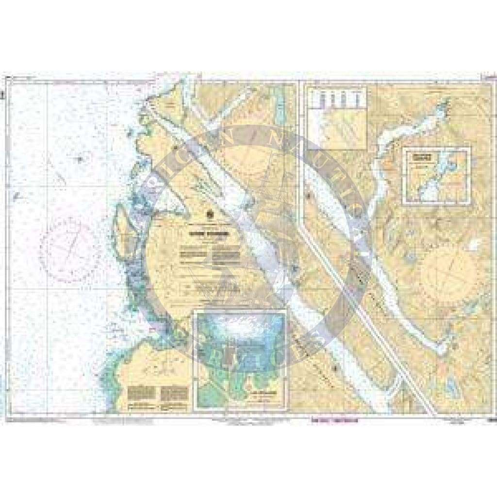 CHS Nautical Chart 3963: Work Channel - Amnautical