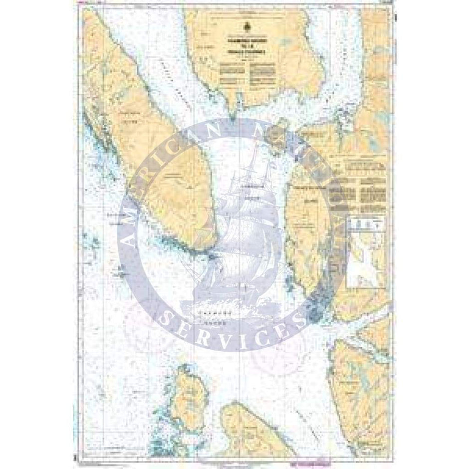 CHS Nautical Chart 3982: Caamaño Sound to/à Whale Channel - Amnautical