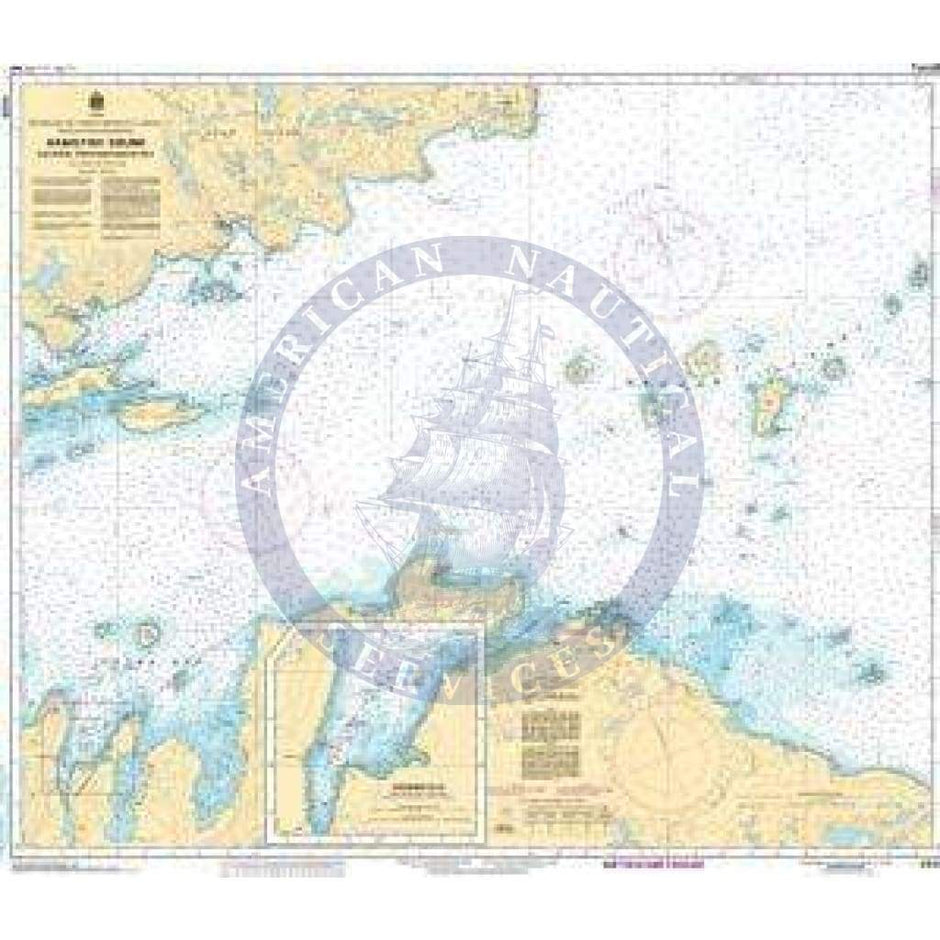 CHS Nautical Chart 4530: Hamilton Sound, Eastern Portion / Partie est ...
