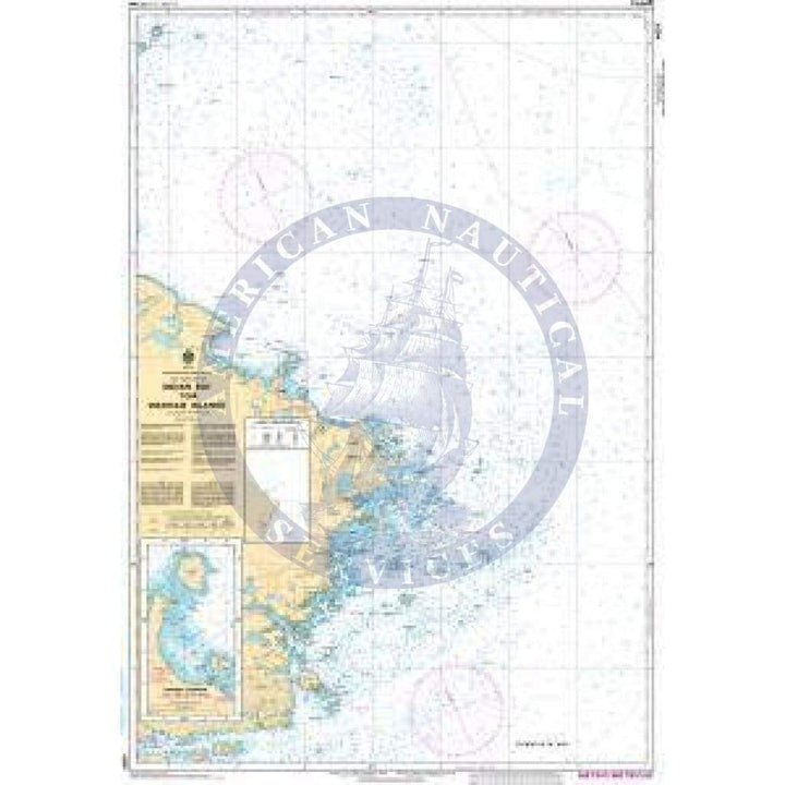 CHS Nautical Chart 4857: Indian Bay to/à Wadham Islands - Amnautical