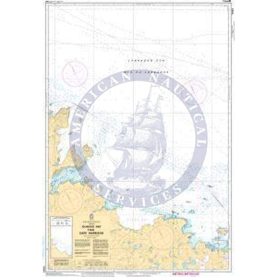 CHS Nautical Chart 5043: Quaker Hat to/à Cape Harrison - Amnautical