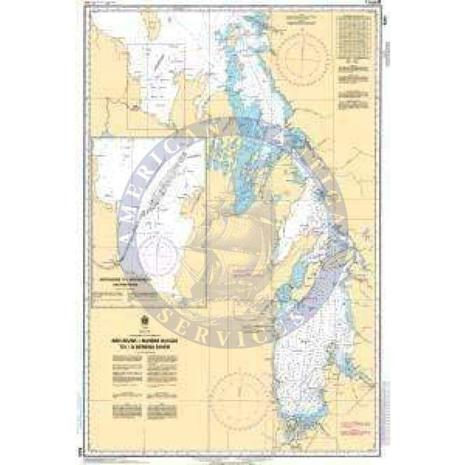 CHS Nautical Chart 6240: Red River / Rivière Rouge to/à Berens River ...