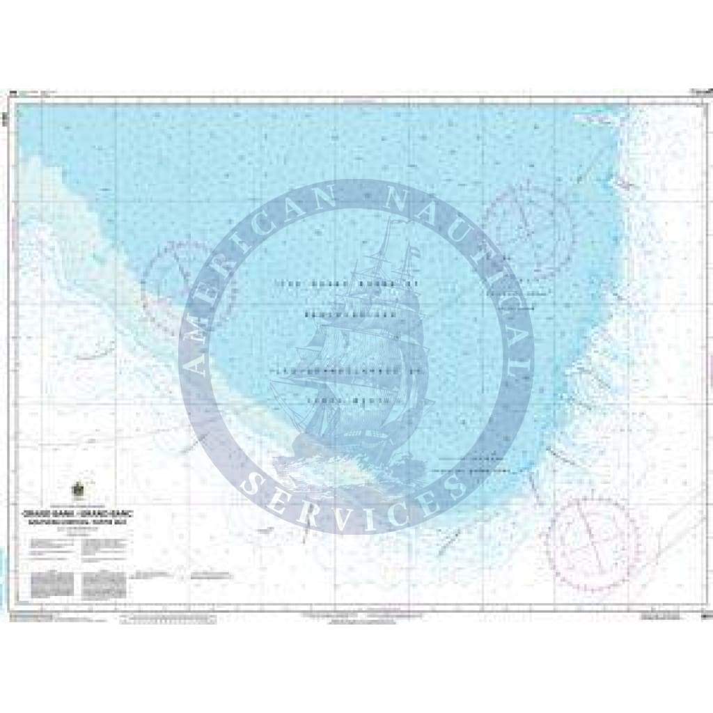 CHS Nautical Chart 8010: Grand Bank/Grand Banc Southern Portion/Partie ...