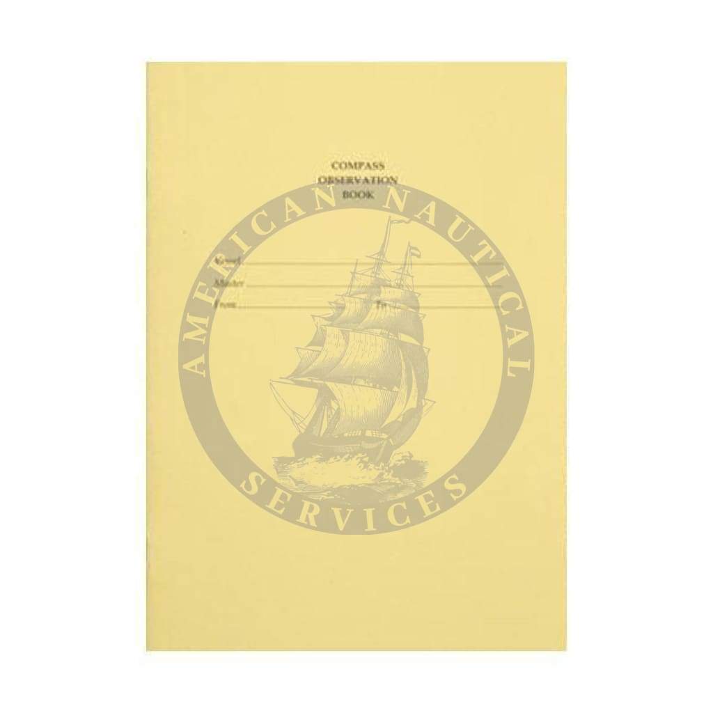 Compass Observation Record Log Book - Amnautical