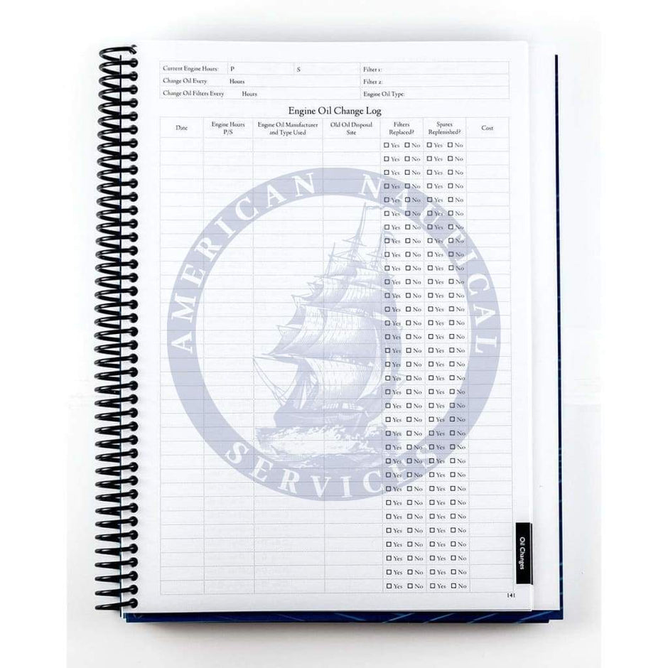 Comprehensive Ship’s Log Book | The Ships Log - Amnautical