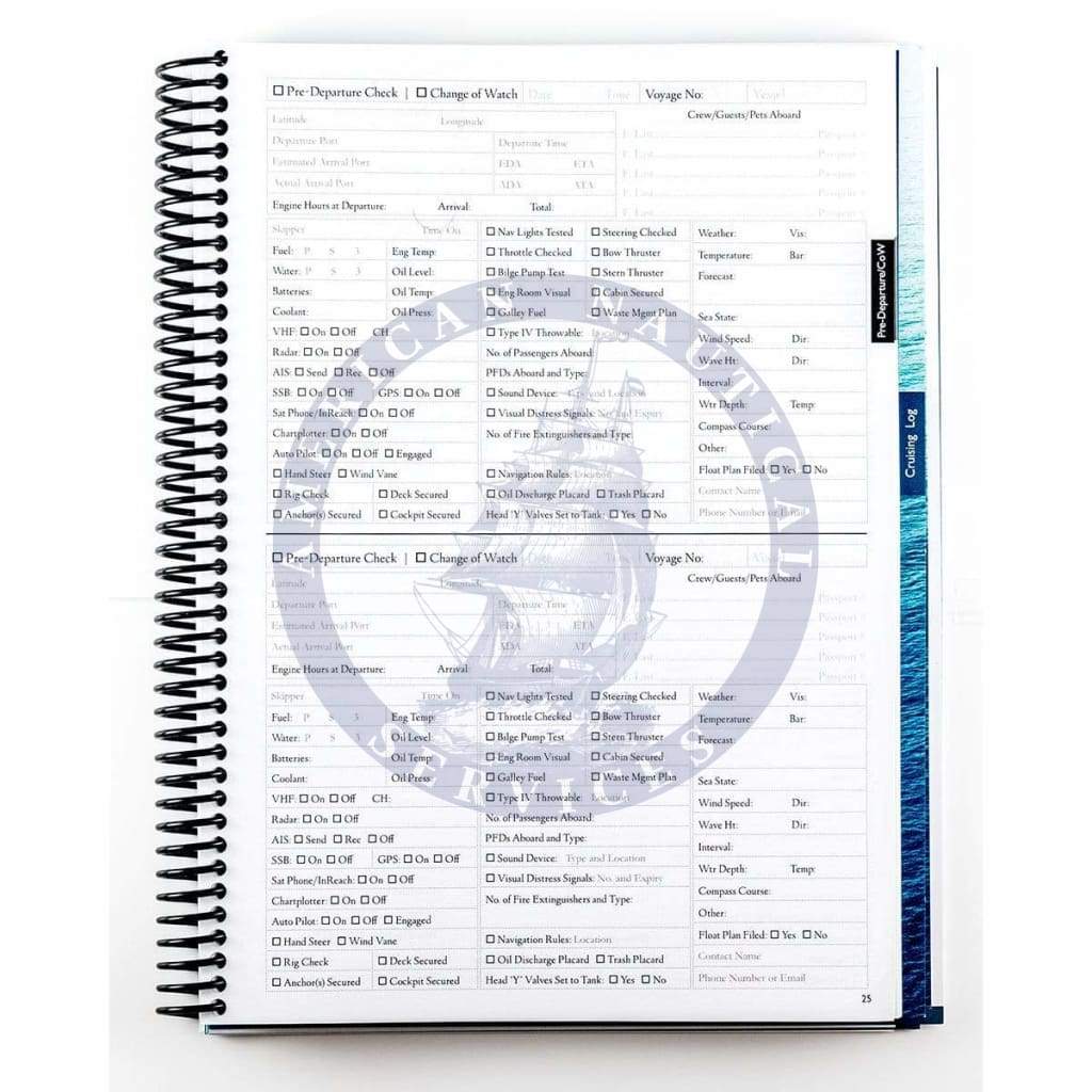 Comprehensive Ship’s Log Book | The Ships Log - Amnautical
