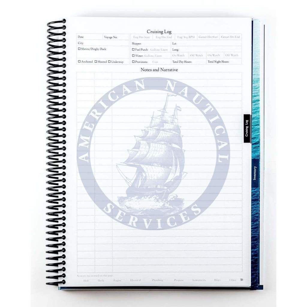 Comprehensive Ship’s Log Book | The Ships Log - Amnautical