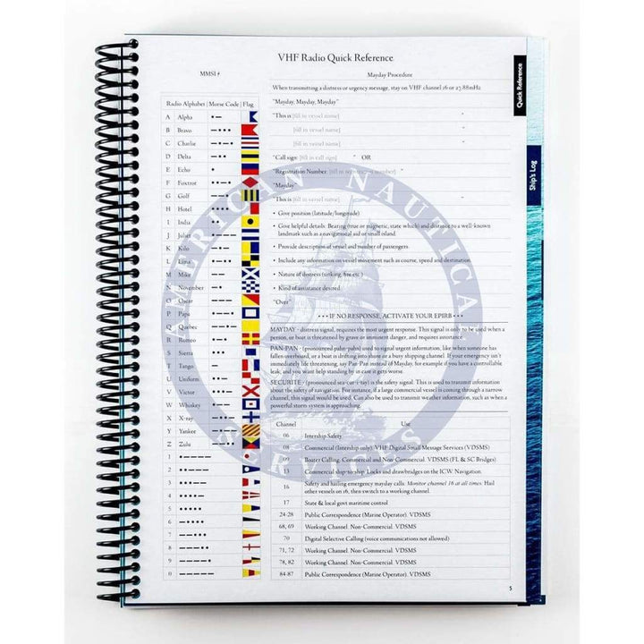 Comprehensive Ship’s Log Book | The Ships Log - Amnautical