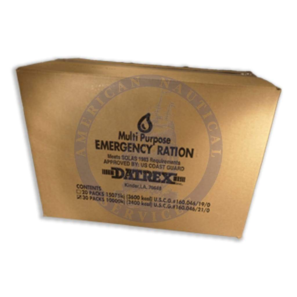 Datrex Emergency Food Ration 3600 kcal 20 Pack Case DX3600F - Amnautical