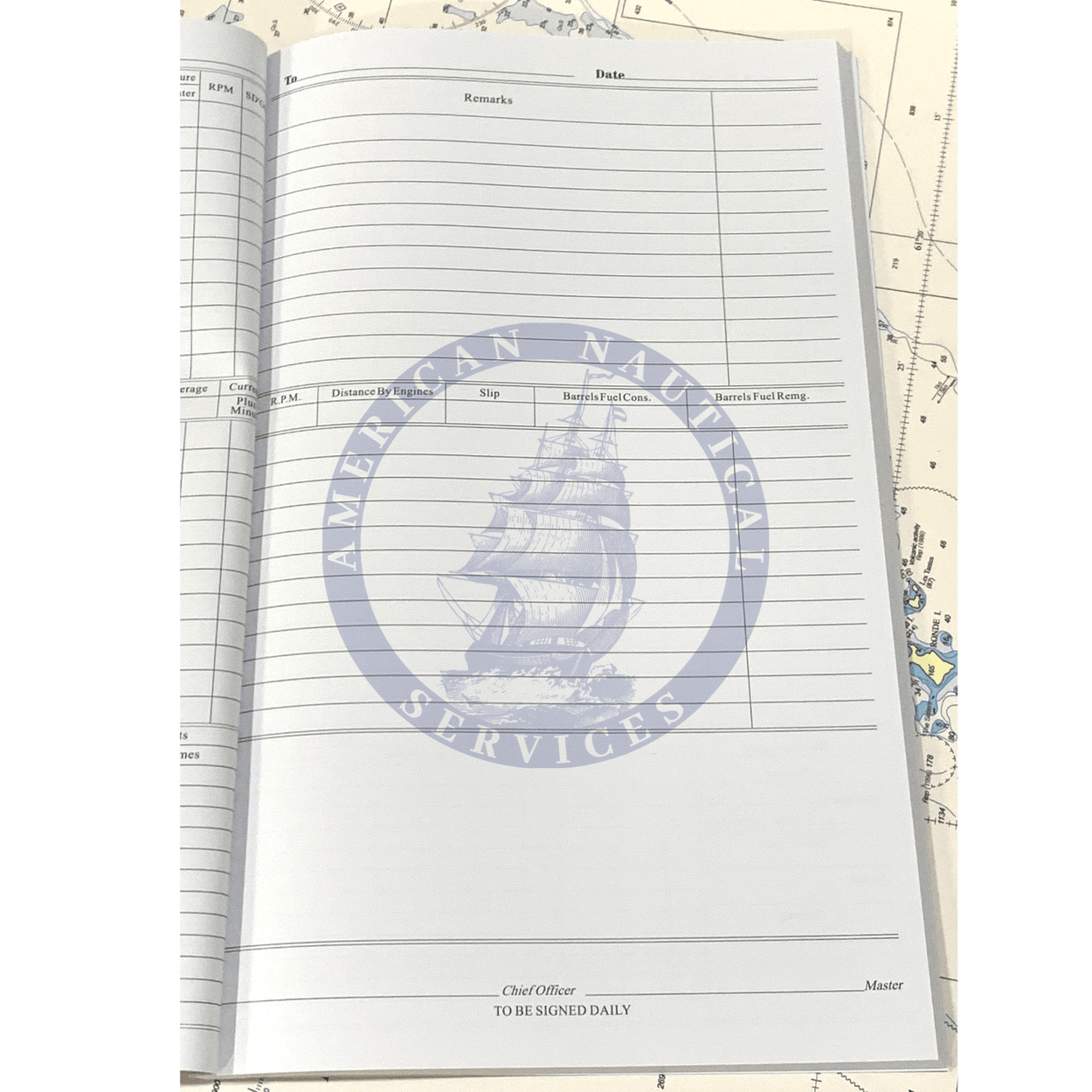 60-Day Bridge Log Book - Amnautical