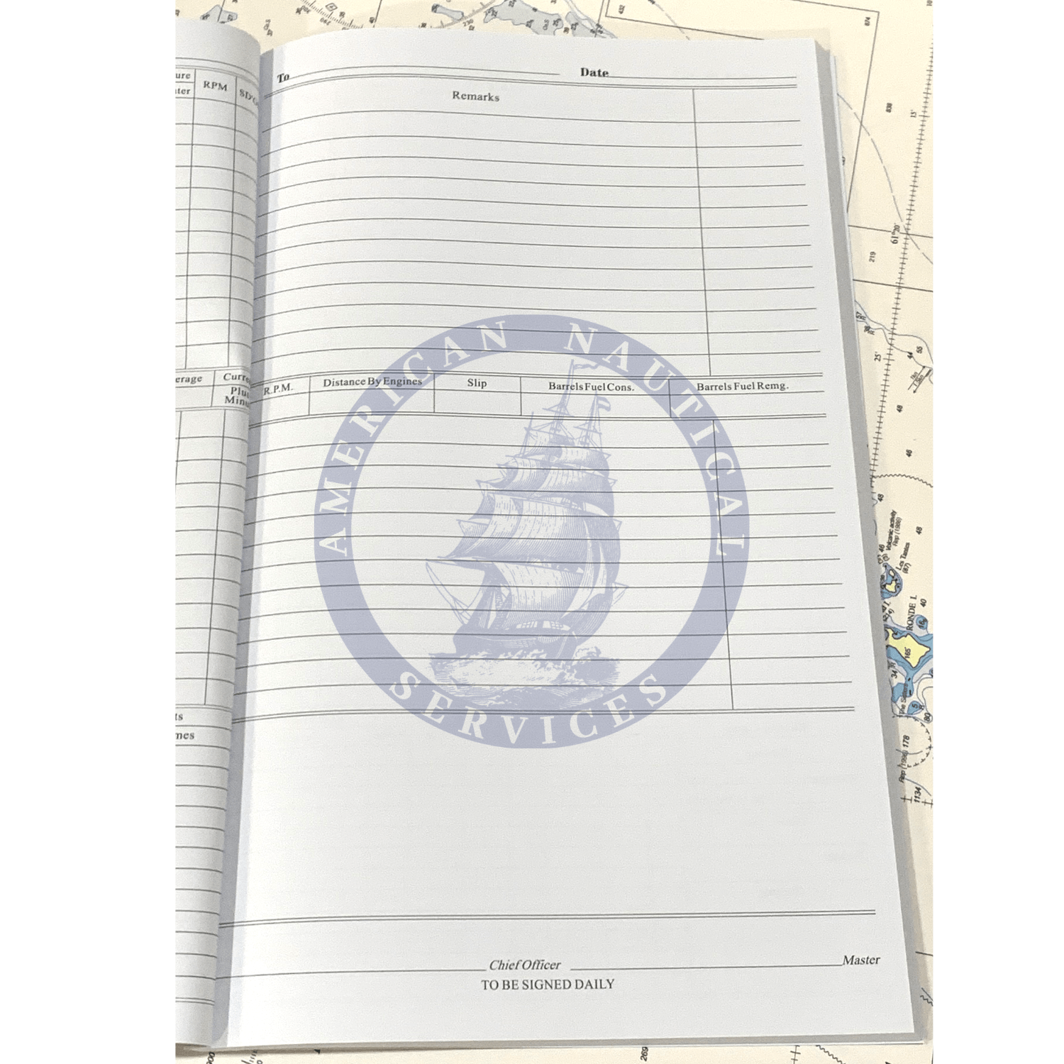 60-Day Bridge Log Book - Amnautical