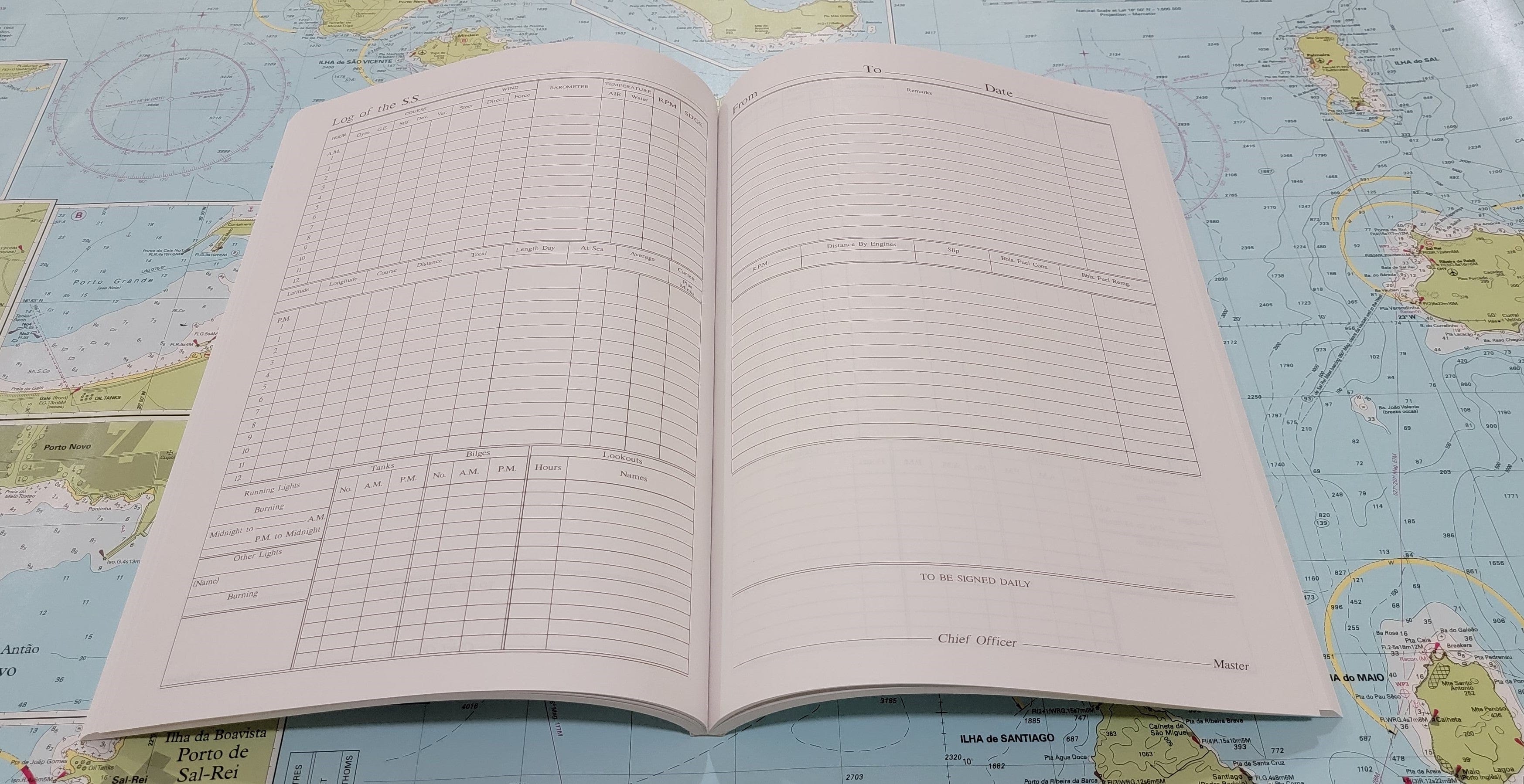 Deck Log Book (90 Days) - Amnautical