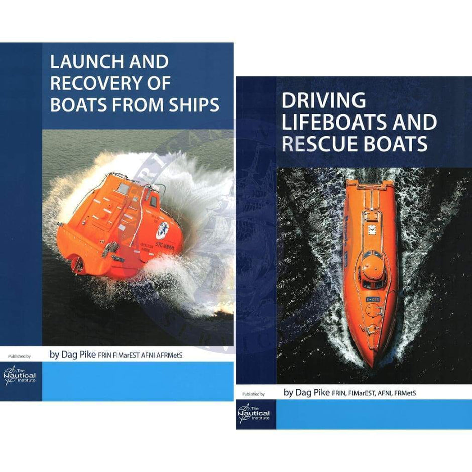 Lifeboats & Rescue Boats Set | Launch & Recovery Book - Amnautical