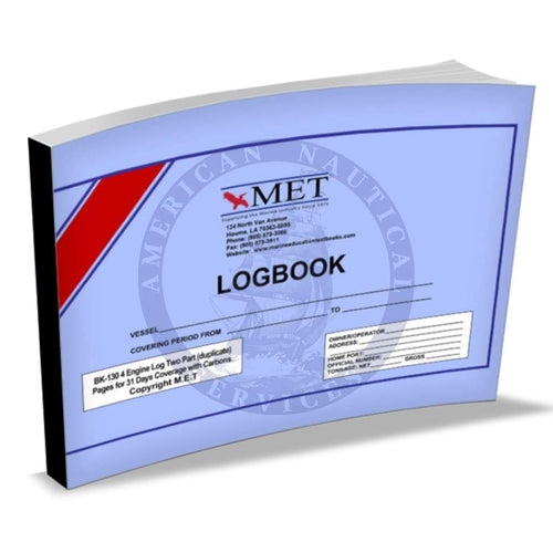 Engineroom Log 4-Engine 2-Part Logbook - Amnautical