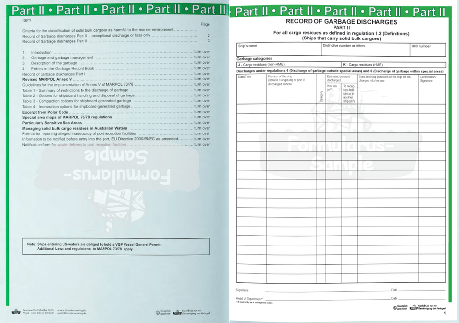 Garbage Record Book Pt 1 & 2 - Amnautical
