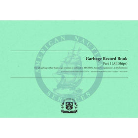 Garbage Record Book - Part I, 3rd Edition 2018 - Amnautical